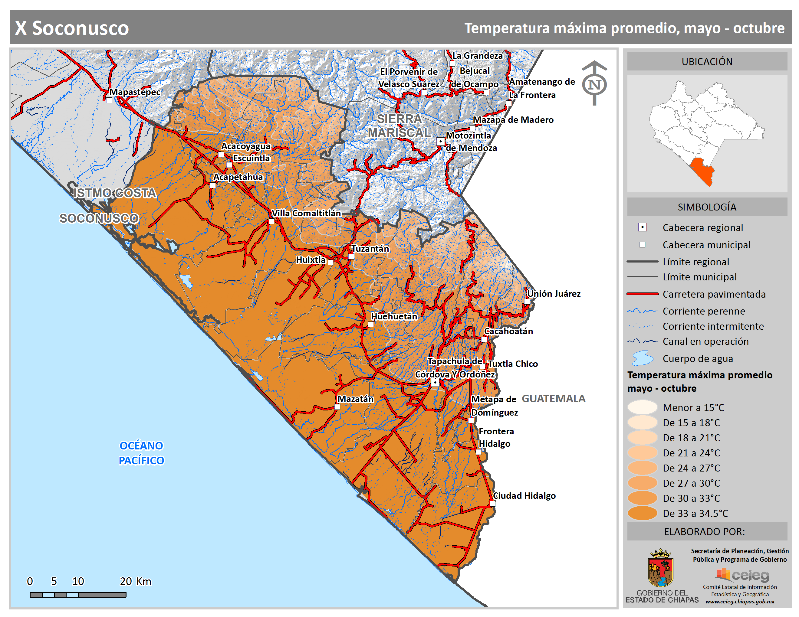 Mapa Regiones Socioeconmicas De Chiapas Descargar Mapas